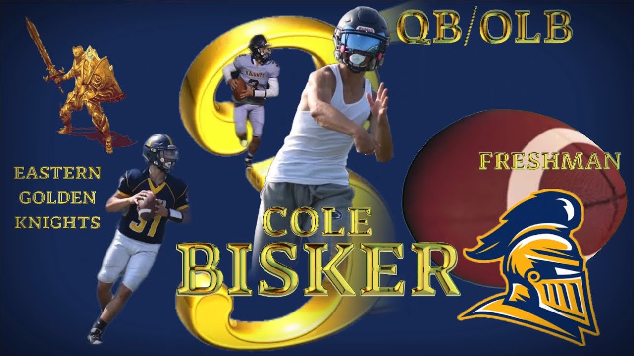 2023 Cole Bisker Full Season Football Highlights/Eastern Golden Knights ...