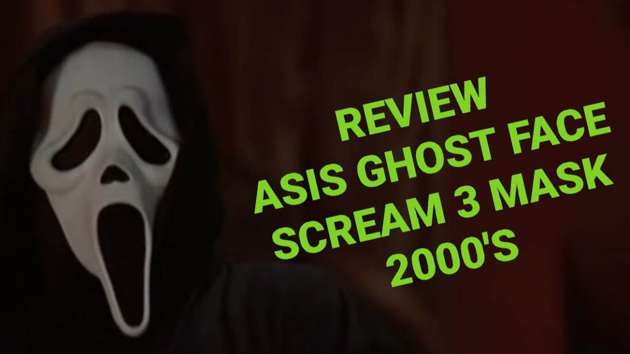 Review - Scream 3 ASIS Ghostface mask 2000's - YouTube