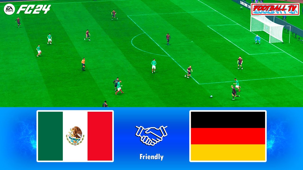 MEXICO vs GERMANY - INTERNATIONAL FRIENDLY 2023 | EA FC 24 FULL MATCH ...