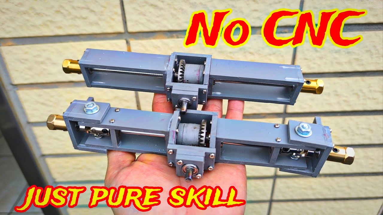 Custom RC Front & Rear Axles by PVC Pipe - YouTube