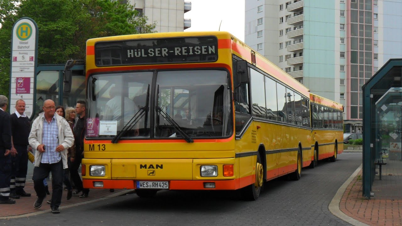 [Sound] Bus MAN EL 202 | WES-RH 425 | Gerhard Hülser GmbH, Voerde ...
