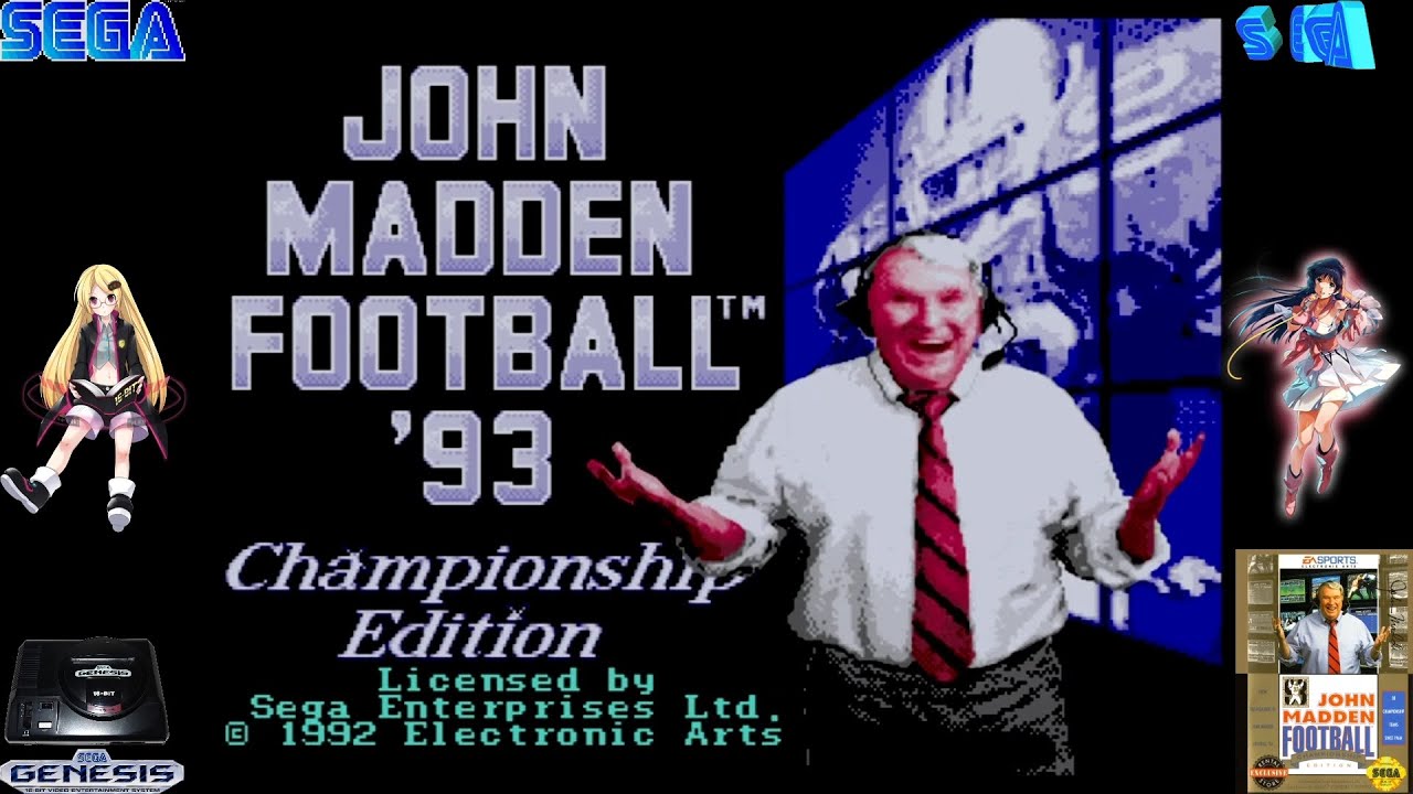 John Madden Football Championship Edition - YouTube