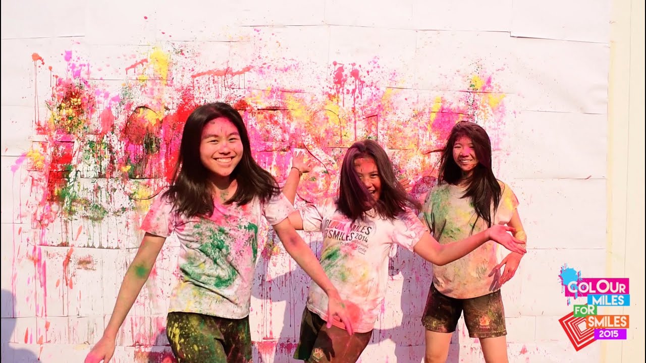 Color Run BKK 2015 - Charity Fun Run - YouTube