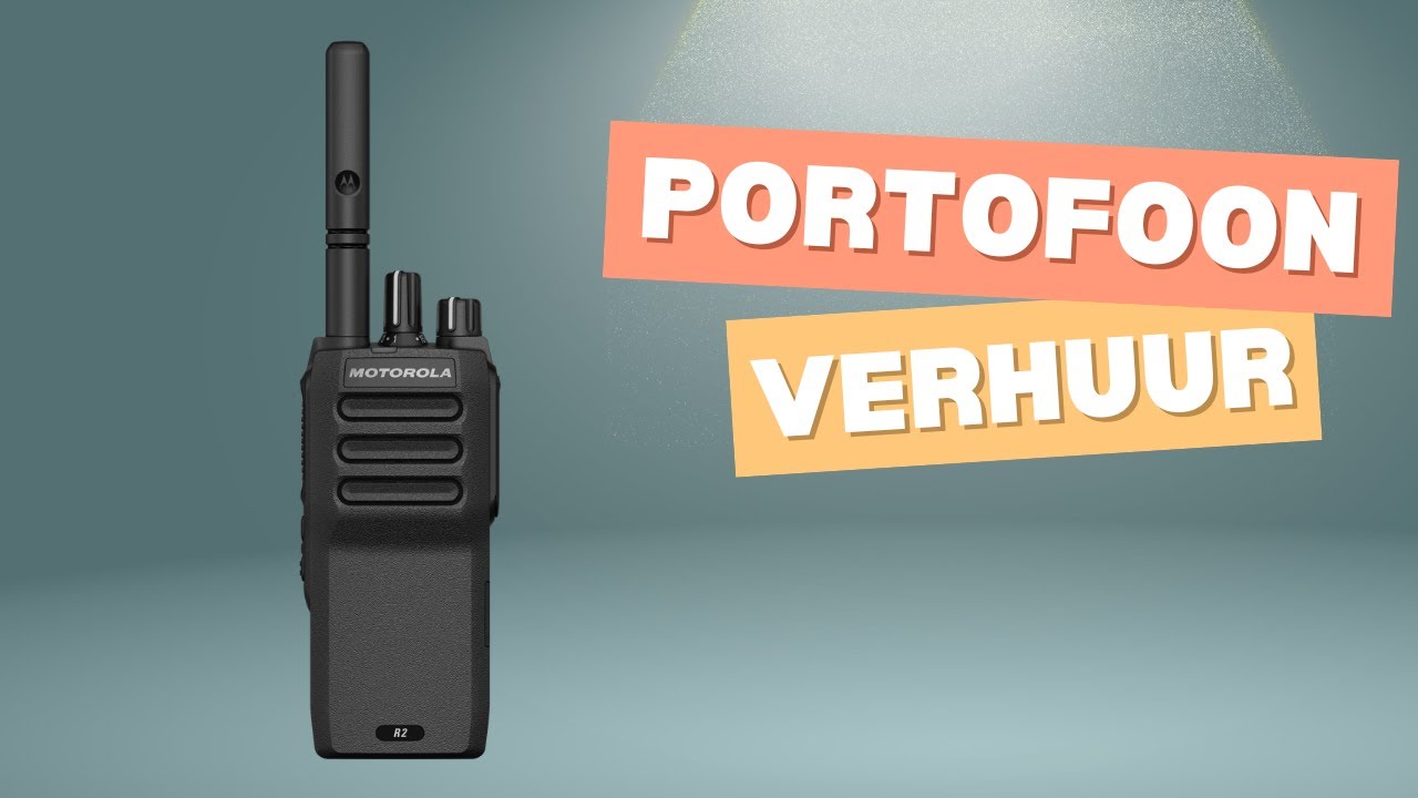 Hoe werkt het huren van een portofoon? - YouTube