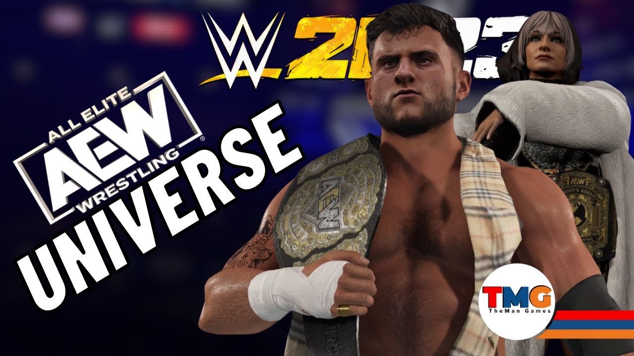 WWE 2K23 : How To Create an AEW Universe Mode - YouTube