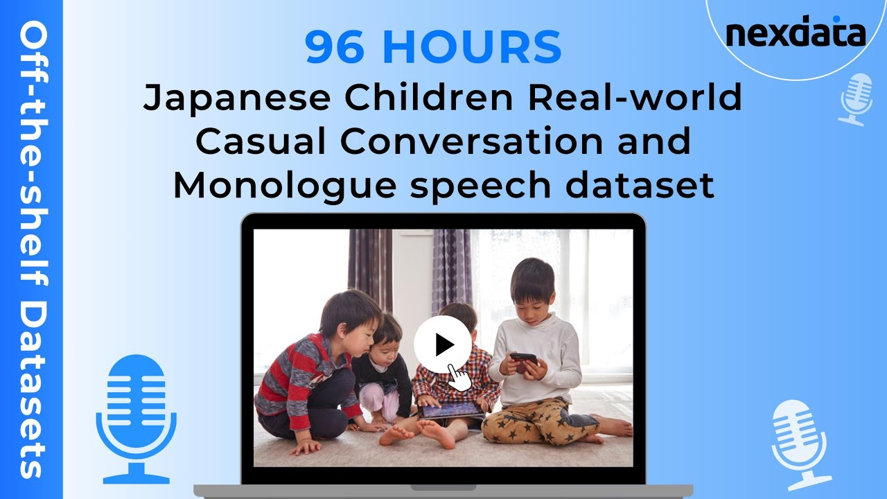 Japanese(Japan) Children Real-world Casual Conversation and Monologue ...