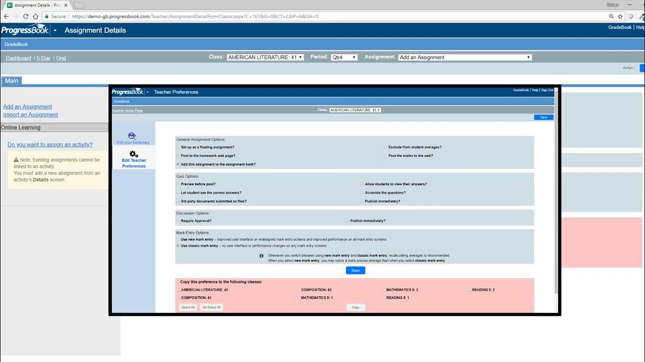 GB Adding Assignments - YouTube