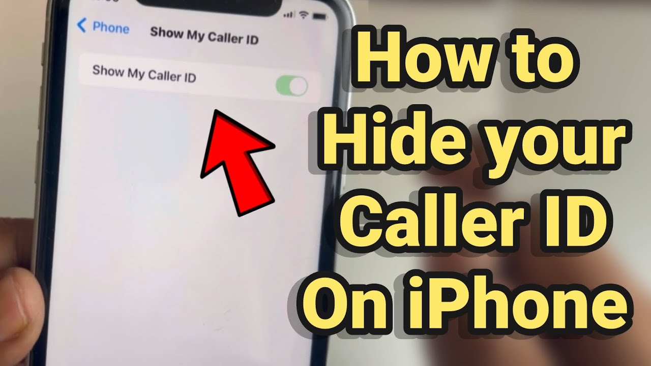 How to hide your caller ID on iPhone - YouTube