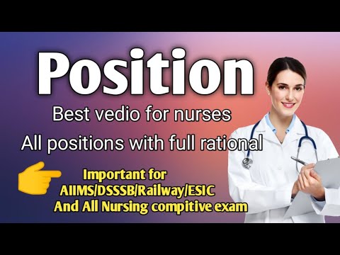 Position||All position||position used in Nursing procedure||Nursing ...
