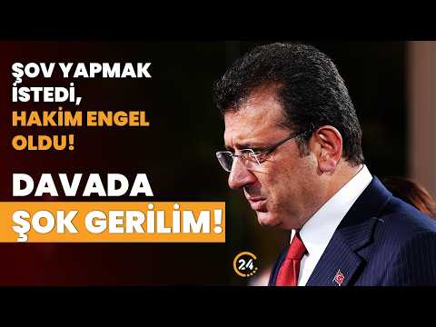 Şok Gerilim! İmamoğlu Tribünlere Şov Yapmak İstedi, Hakim Engelledi