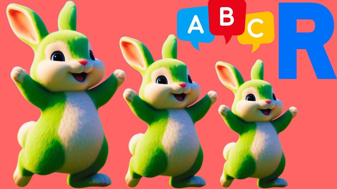 Join the ABC Fun! Letter R with Rabbit, Rainbow & Raspberry | Sing the ...