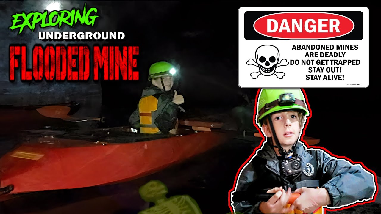 Flooded Mine Exploration: Kayaking Abandoned Underground Mine Tunnels ...