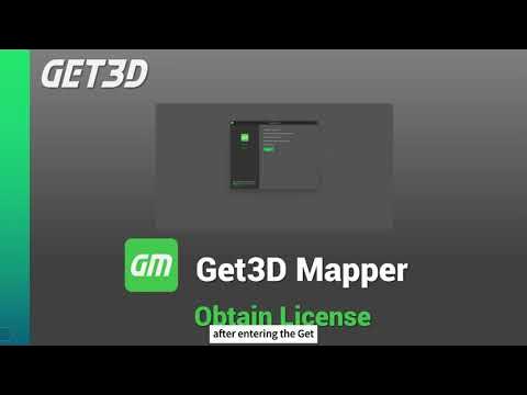 Get3D Mapper Tutorial 1: Obtain License - YouTube