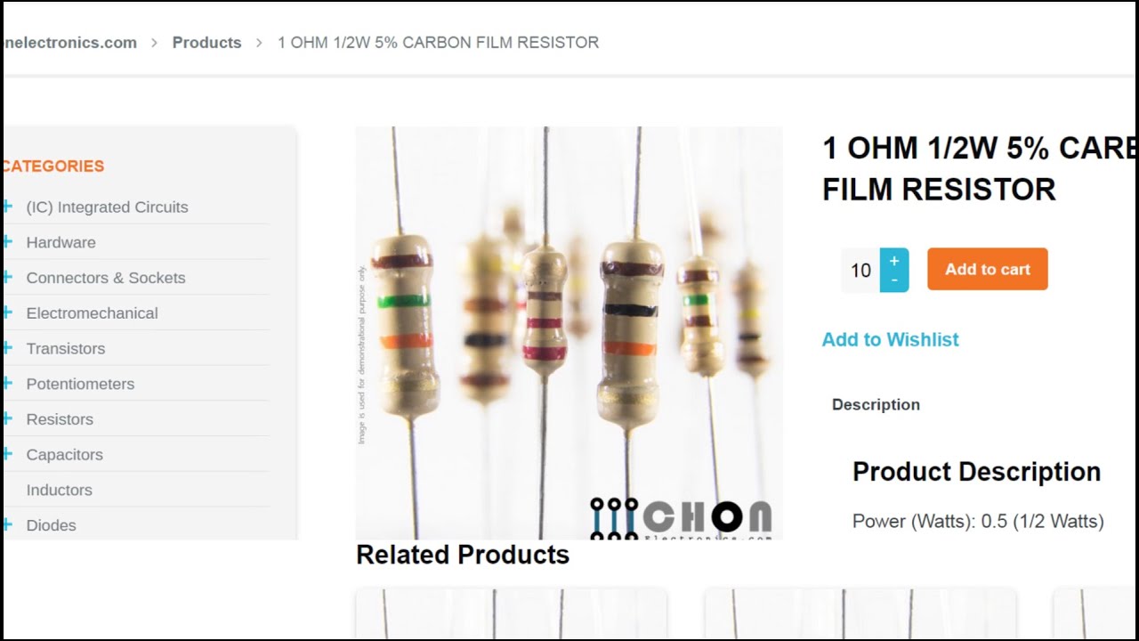 Electronics Lesson: Resistor - YouTube