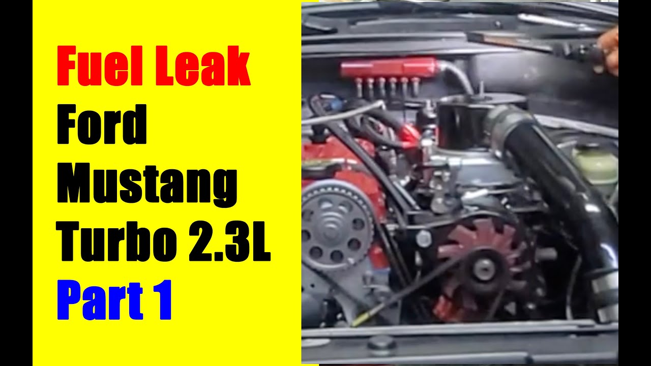 Fuel Leak PART 1 - Ford Mustang 2.3 Turbo SVO - Race Car Project - YouTube