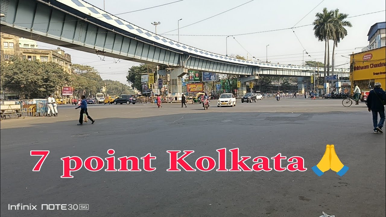 7 Point Crossing Kolkata || Park Circus Kolkata || How To Crossing 7 ...