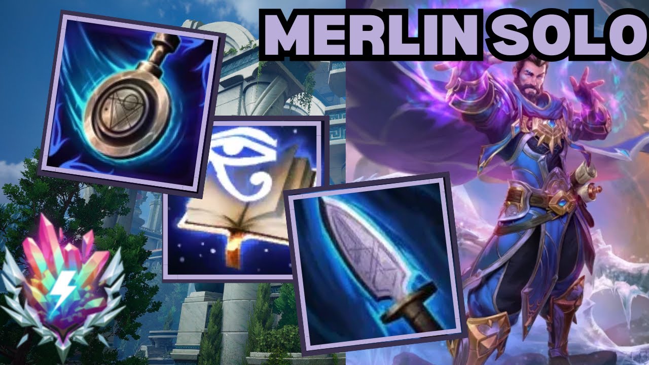Merlin is in Smite 2 NOW!!! - Merlin Solo Deity Smite 2 Gameplay - YouTube