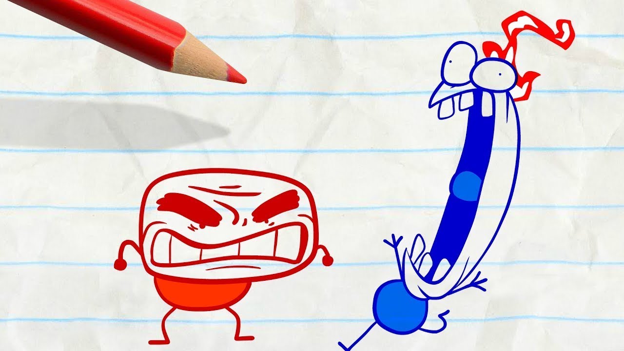 "Fire Straits" Pencilmation | Animation | Cartoons | Pencilmation - YouTube