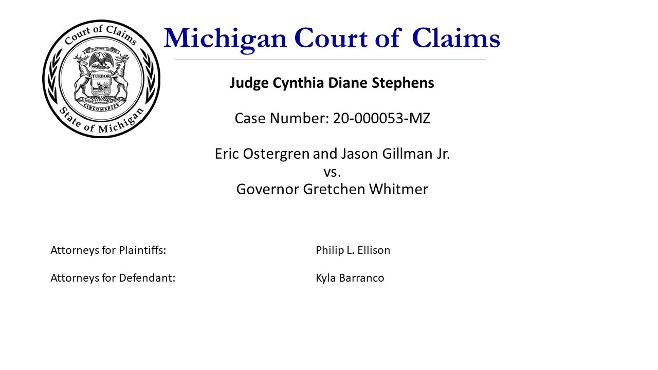 #20-000053-MZ - Friday, May 8, 2020 - Judge Cynthia Diane Stephens ...