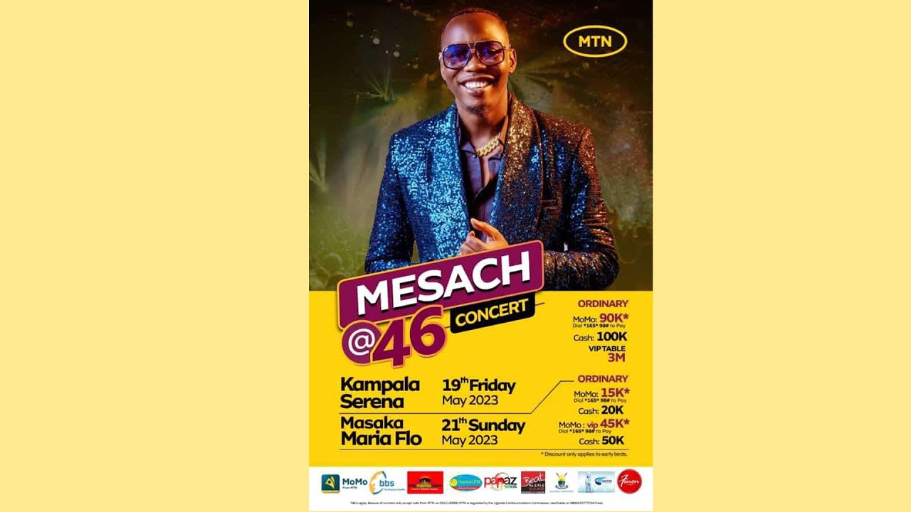Mesach Semakula @46 Concert - YouTube