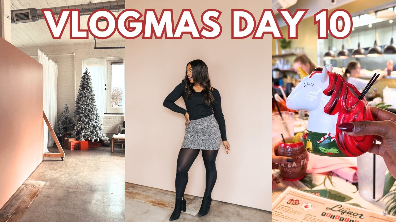 VLOGMAS DAY 10 | grwm, collab photoshoot + brunch (last day vlogmas ...