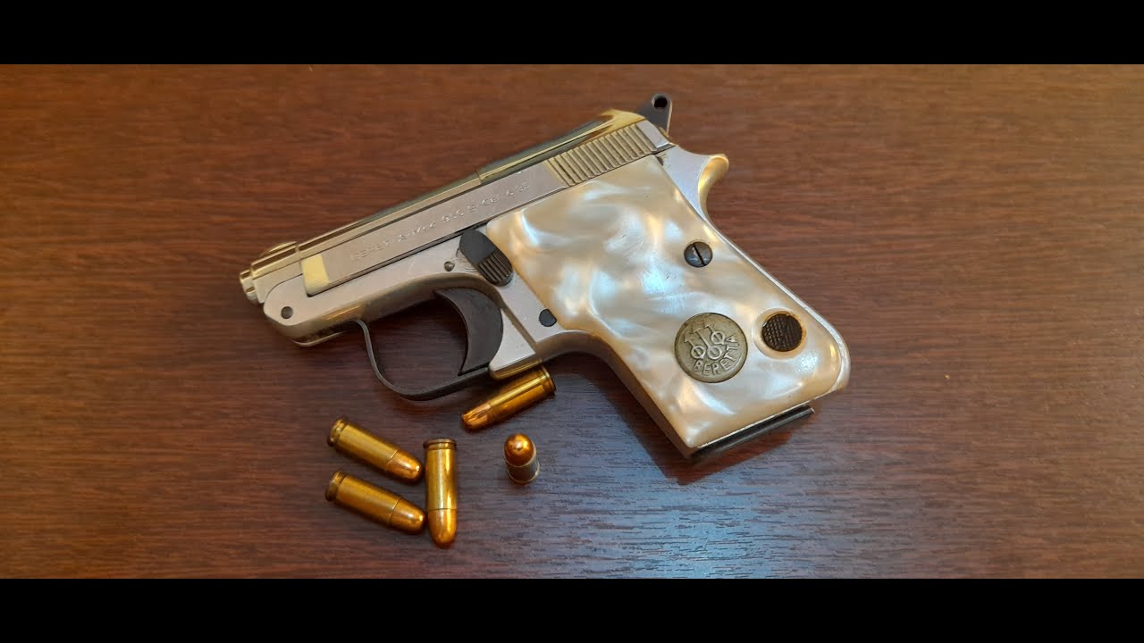 PISTOLA BERETA 950B - CAL 6,35MM - YouTube