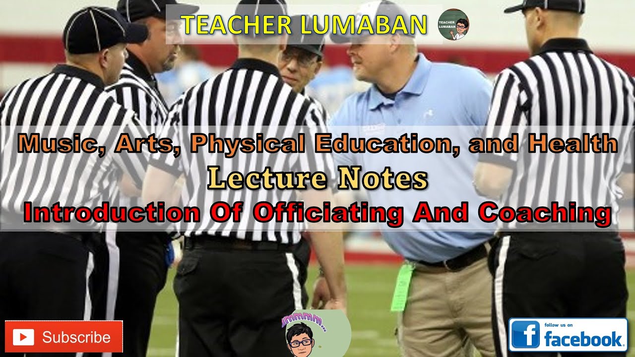 Introduction of Officiating and Coaching - YouTube
