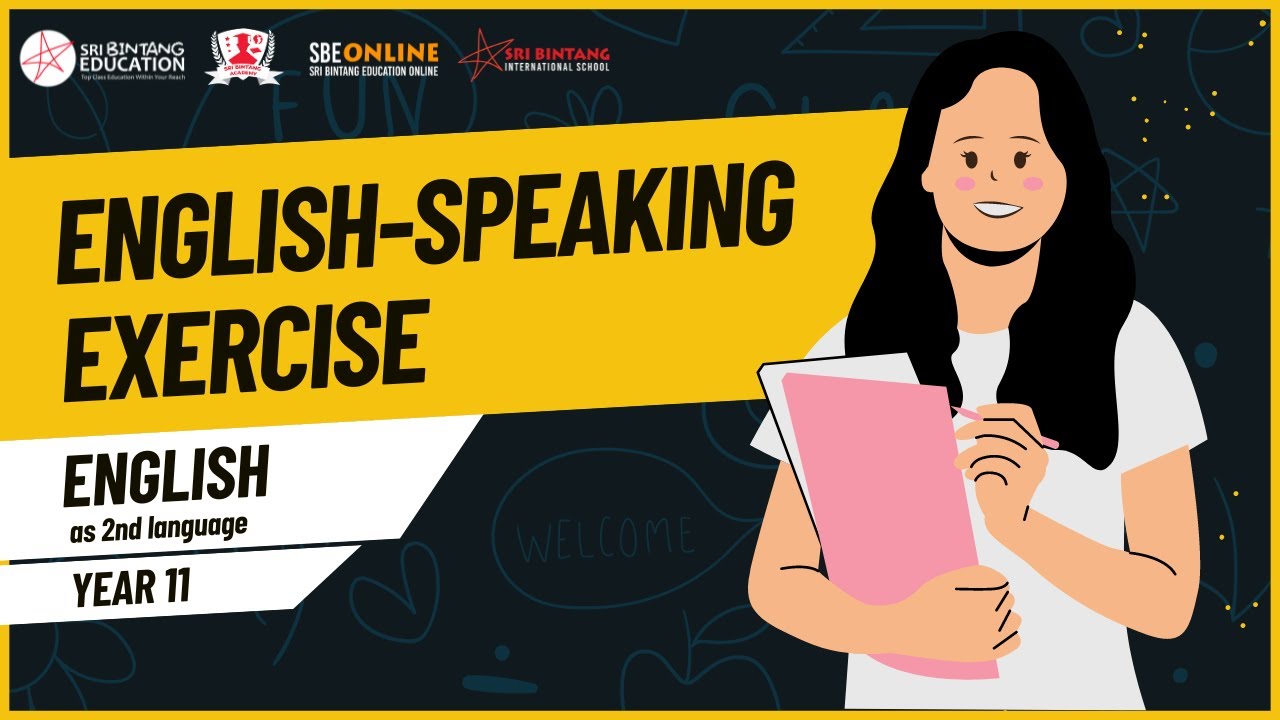 English as Second Language Year 11 : English-speaking exercise - YouTube