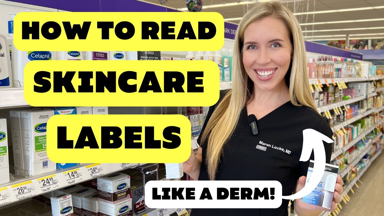 7 TIPS To Decode Skincare Labels Like A Dermatologist! - YouTube