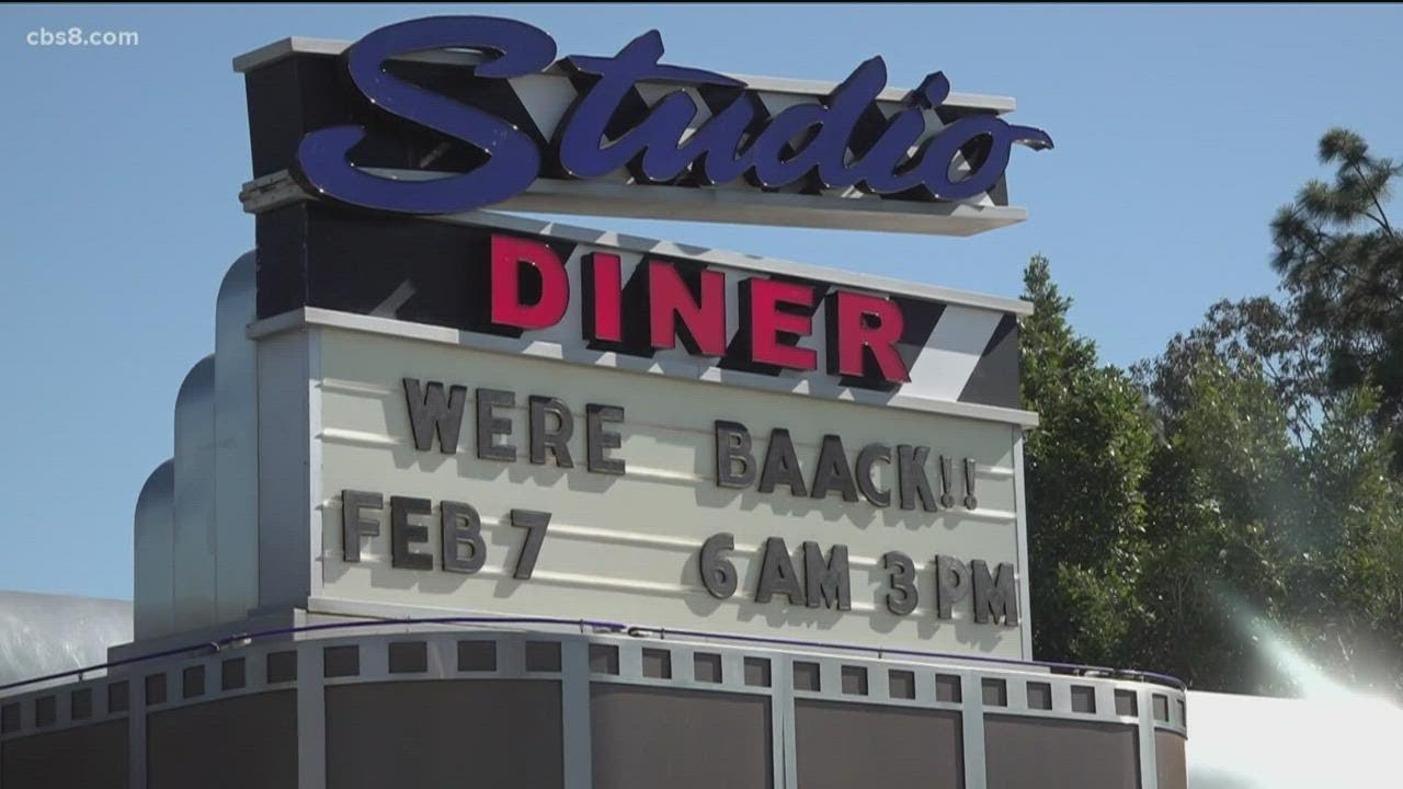 San Diego's Studio Diner reopens on Monday - YouTube