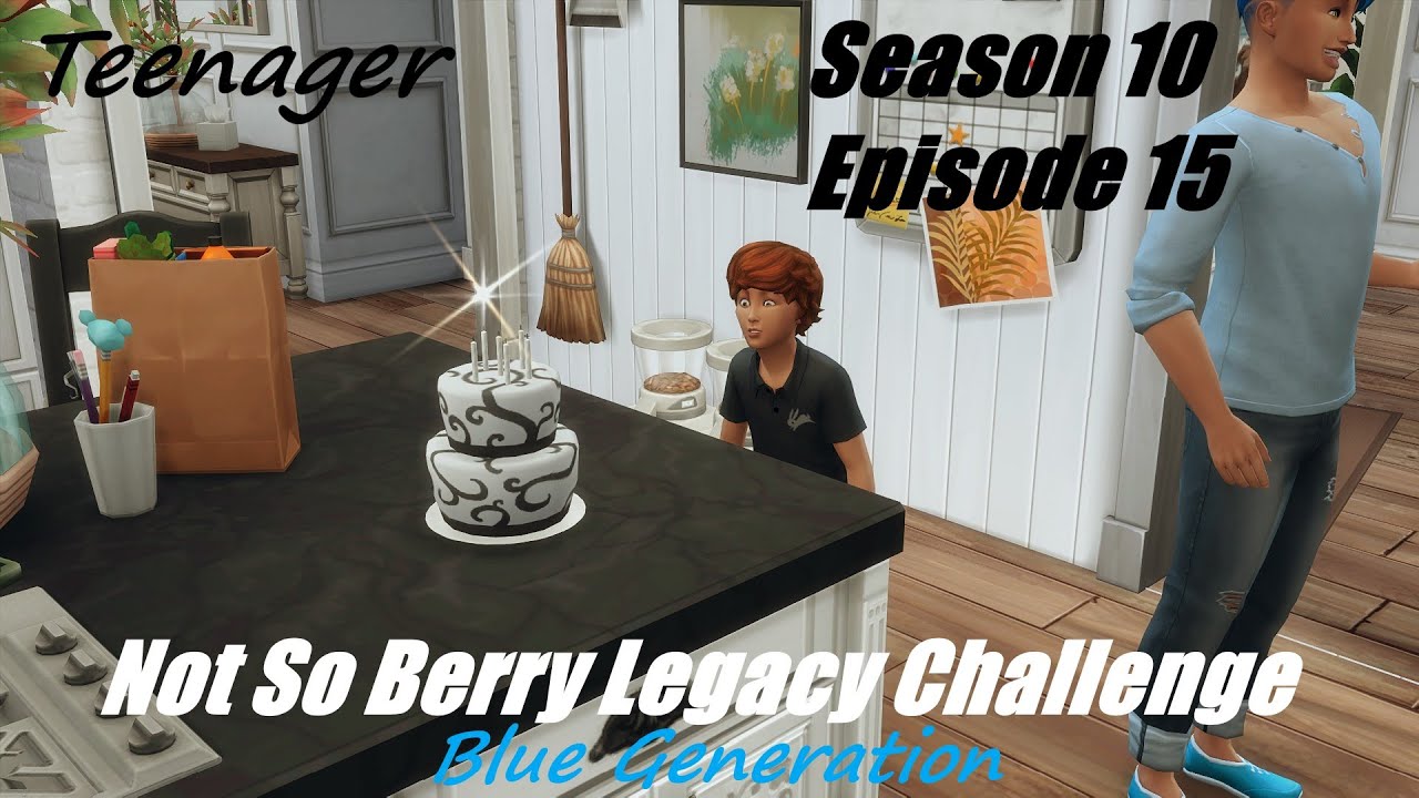 Teenager || Not So Berry Challenge || S 10 Ep 15 || The Sims 4 || Blue ...