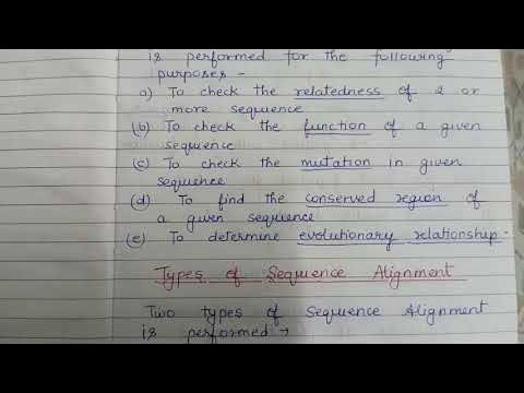 Sequence Alignment: Global Sequence Alignment - YouTube