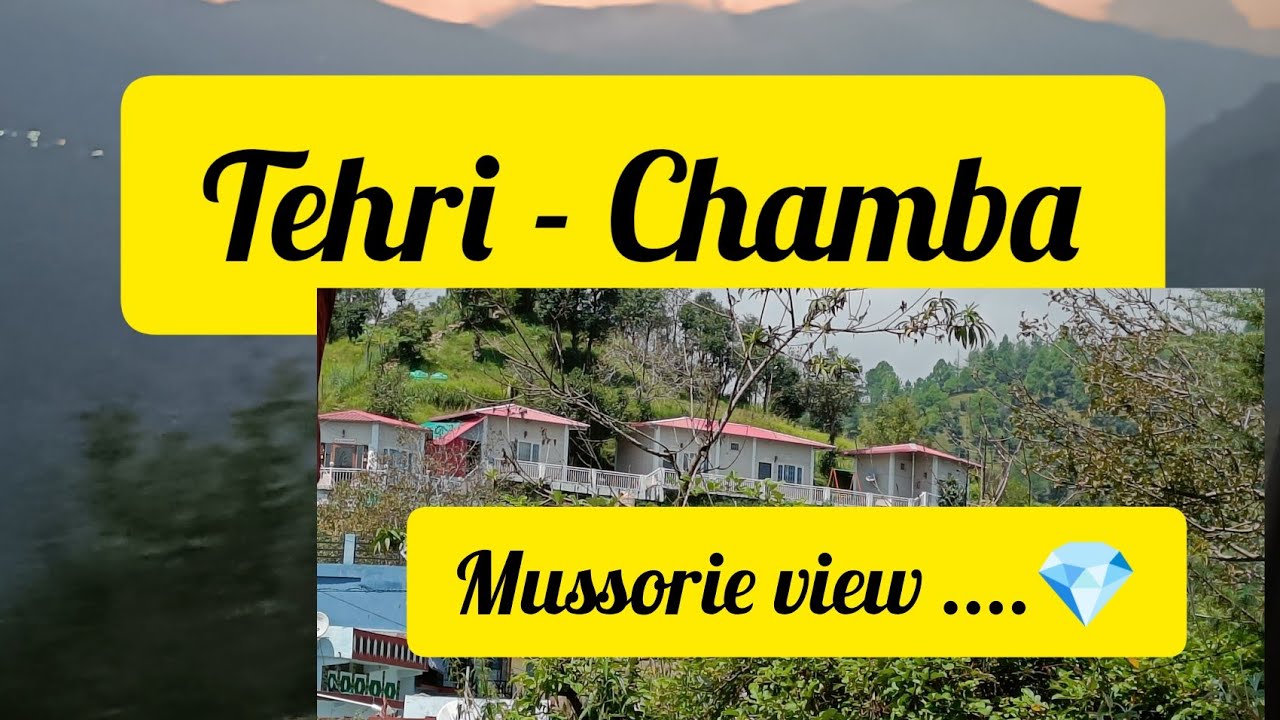 Abt a View to Mussoorie....Tehri-Chamba Vlog Part -3 | Ankita bisht # ...