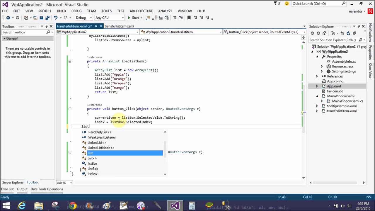 C Easy Way To Refresh Listbox In Wpf Stack Overflow C Wpf Single 9165
