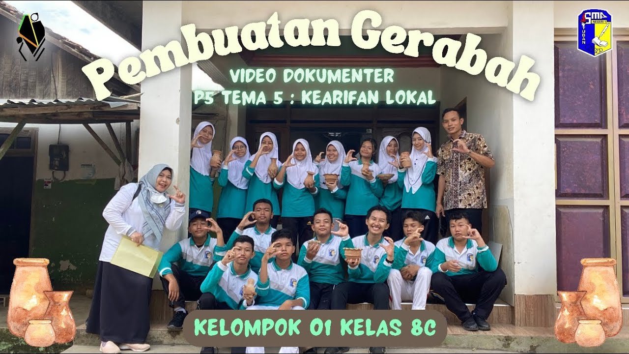 VIDEO DOKUMENTER P5 TEMA 5 : KEARIFAN LOKAL_PEMBUATAN GERABAH_01/8C ...