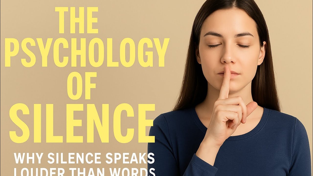 Why Silence Speaks Louder Than Words | The Psychology of Silence - YouTube