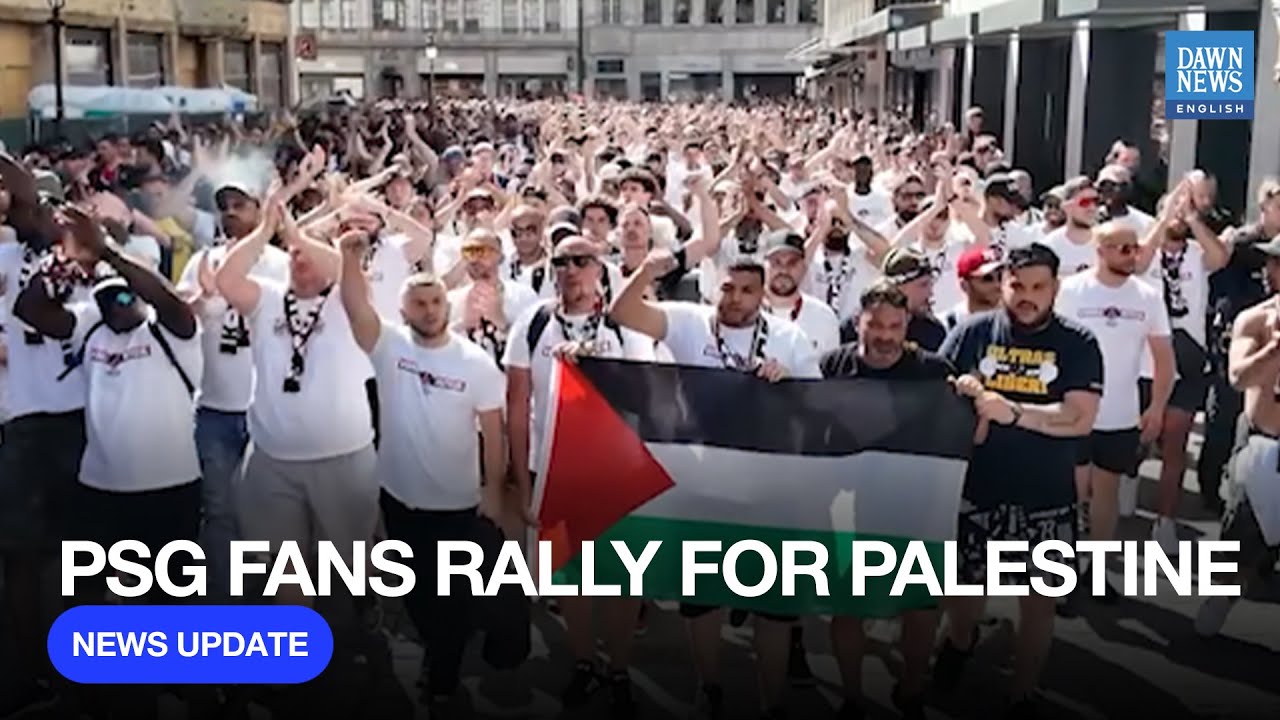 PSG Fans Rally In Support For Palestine Ahead Of UEFA Champions League ...