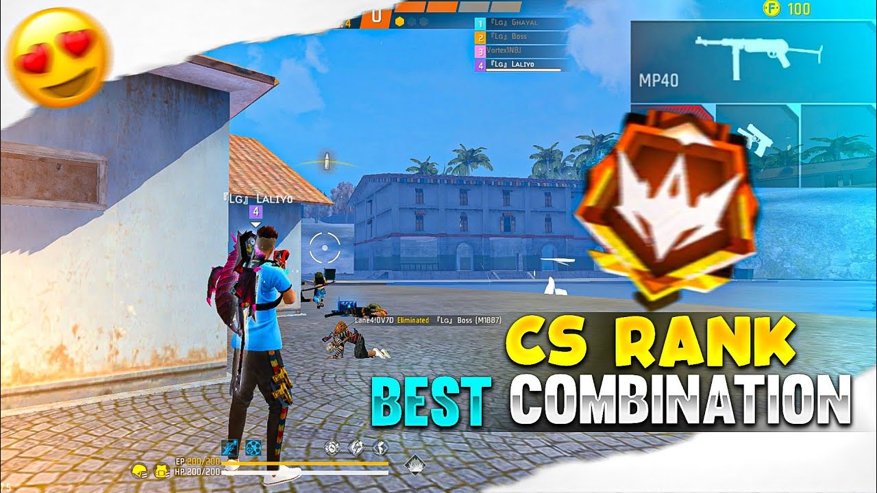 Cs Rank Push Best Character Combination || Best Character Skill For Cs ...