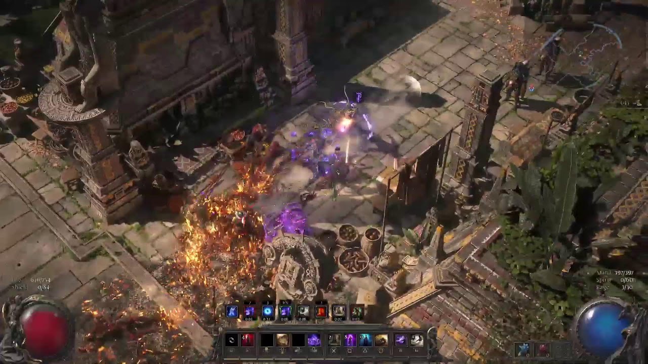 Eldritch Chaos PALM Monk 3rd-4th Act leveling POE2 - YouTube