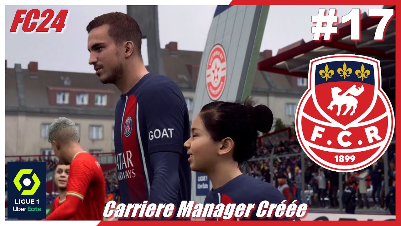 FC24 CARRIÈRE MANAGER AVEC LE FC ROUEN #17 GROS MATCH 🔴⚪ 🐑🆚🔵🔴🗼 - YouTube