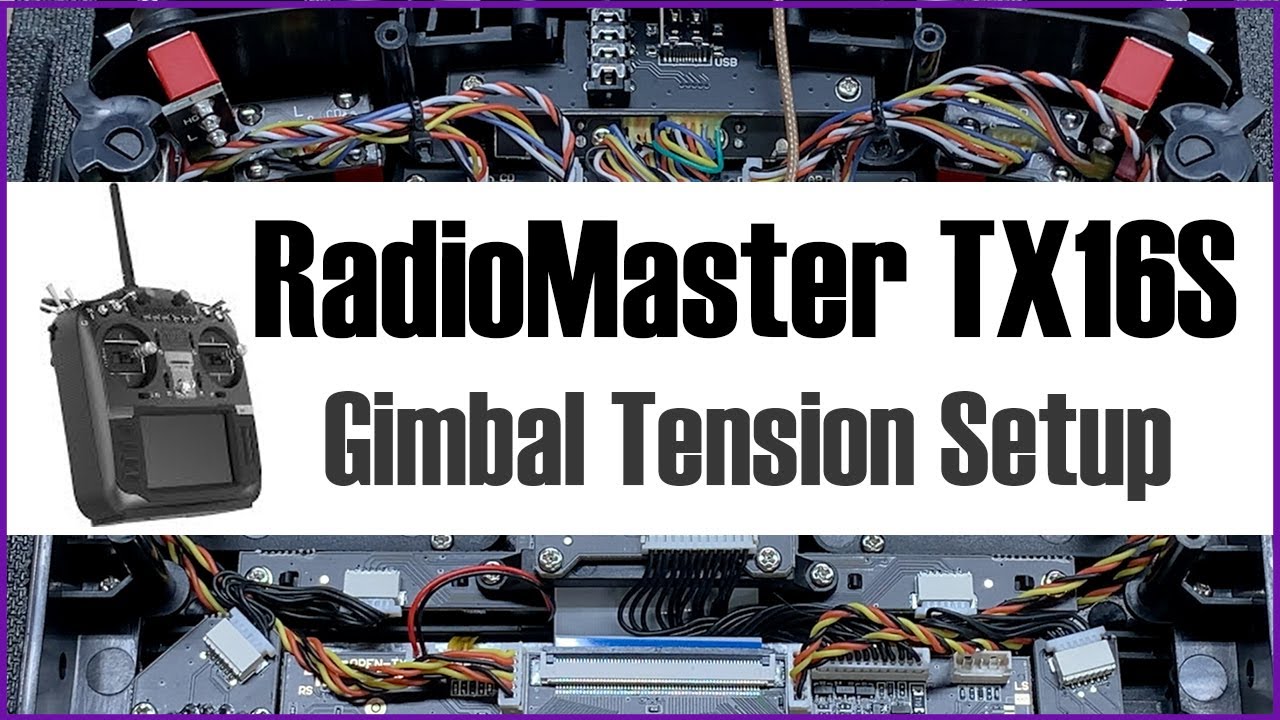 RadioMaster TX16S Gimbal Tension Setup Tutorial - YouTube
