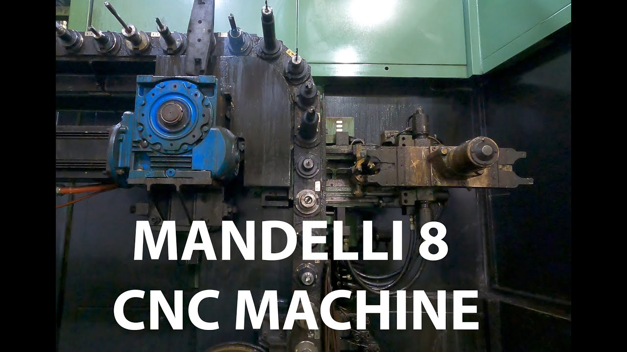 Mandelli 8 CNC Machine Centre tool changing for 45 mins. Relaxing ...