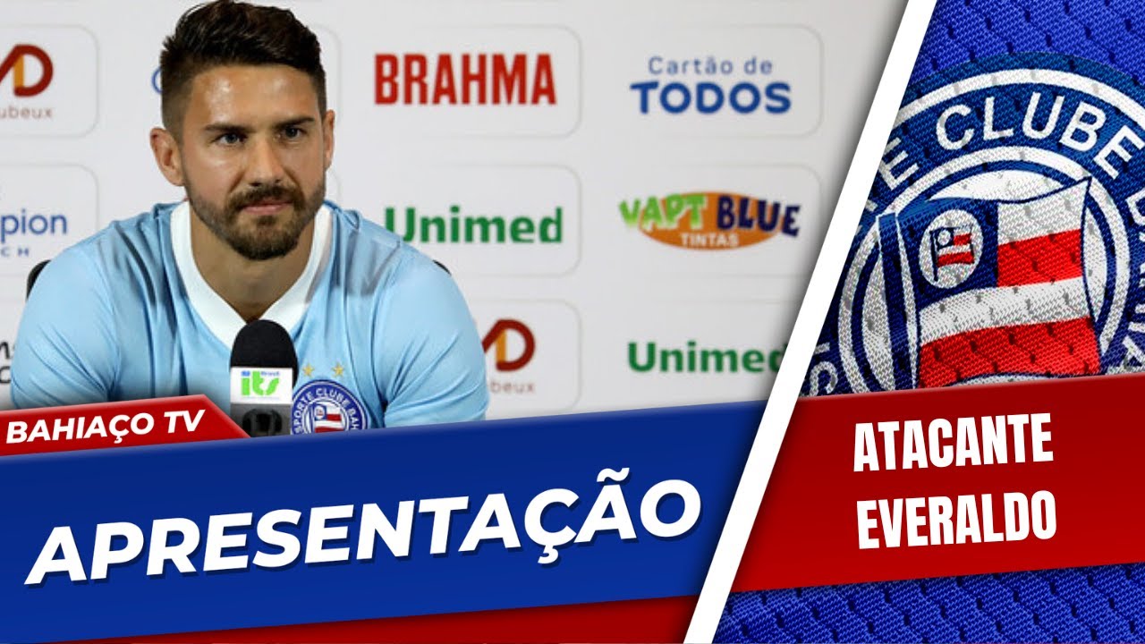 🎙️COLETIVA DE APRESENTAÇÃO DO ATACANTE EVERALDO NO BAHIA | 04.01.23 ...