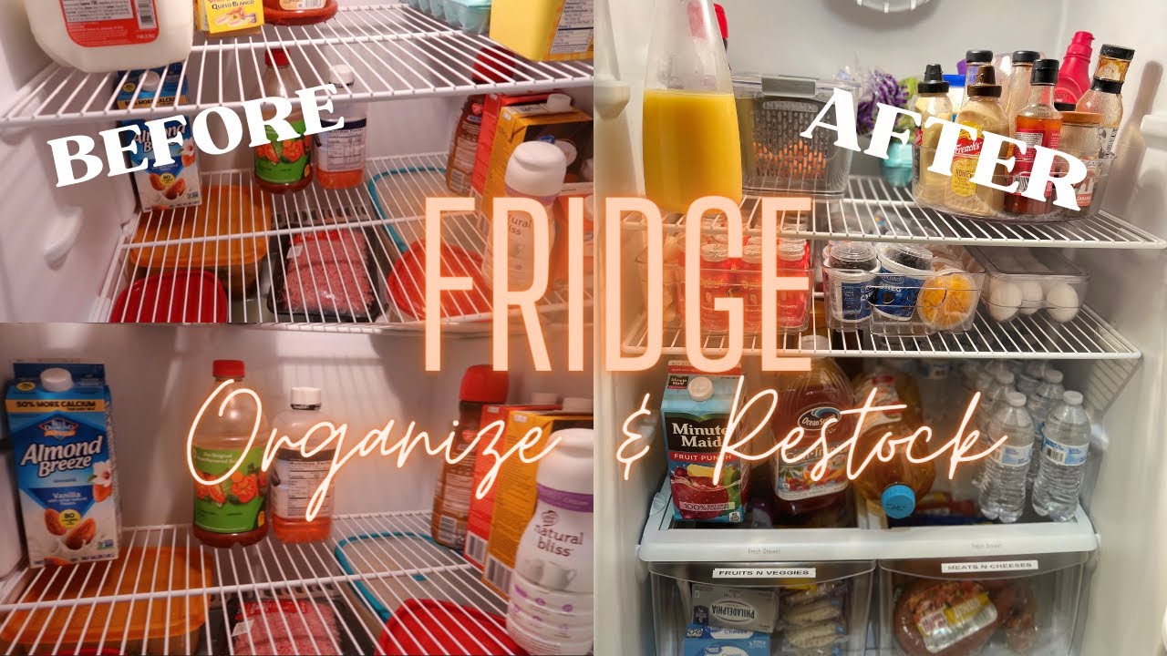 *NEW* Fridge Deep Clean + Organize and Restock | Cleaning Motivation ...