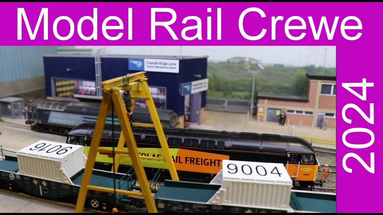 Model Rail Crewe - Model Railway Exhibition 2024 - YouTube
