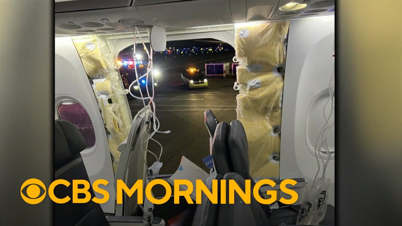Missing door plug from Alaska Airlines flight found - YouTube