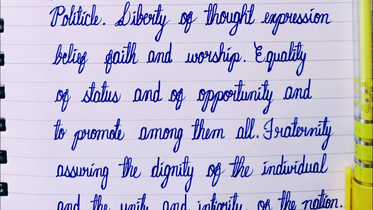 Cursive handwriting practice ll cursive handwriting ️ How to write ...