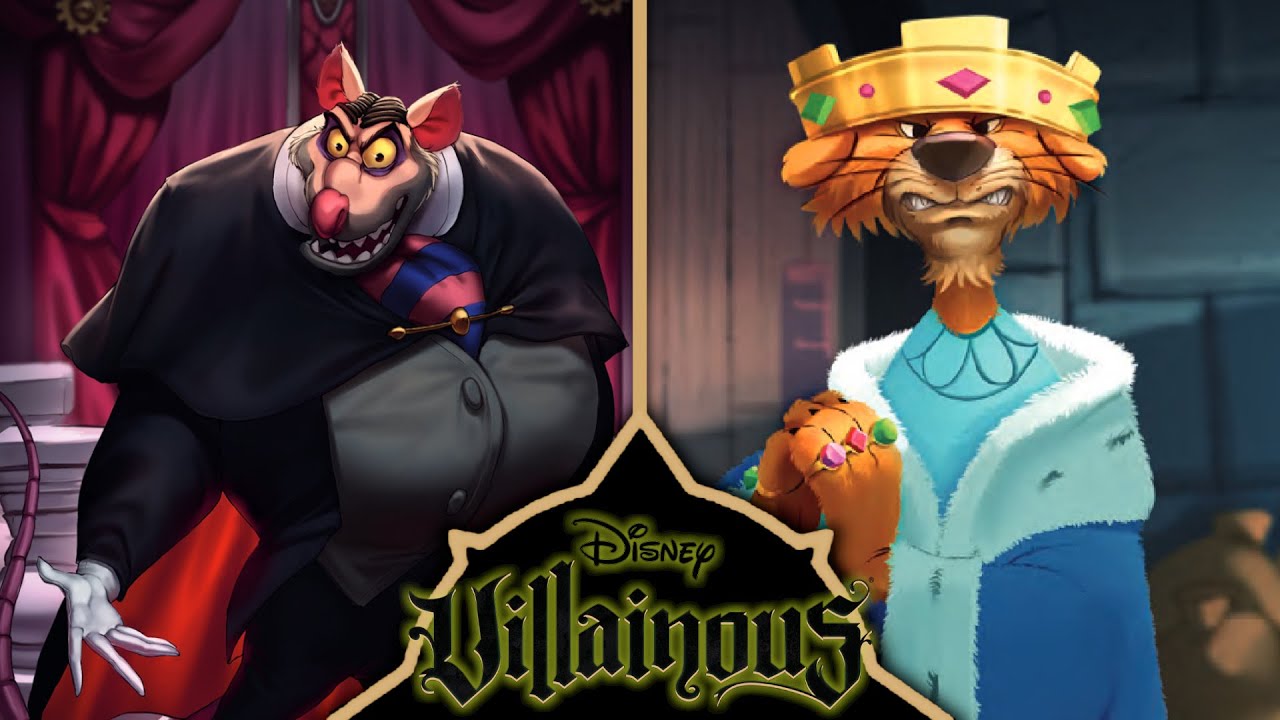 Ratigan v. Prince John [DISNEY VILLAINOUS] - YouTube