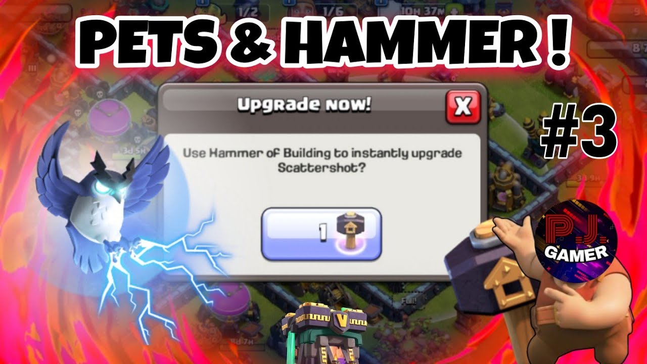 UNLOCKING PETS AND USING HAMMER !!!😃 | Th14 Series - 3 | Clash of Clans ...