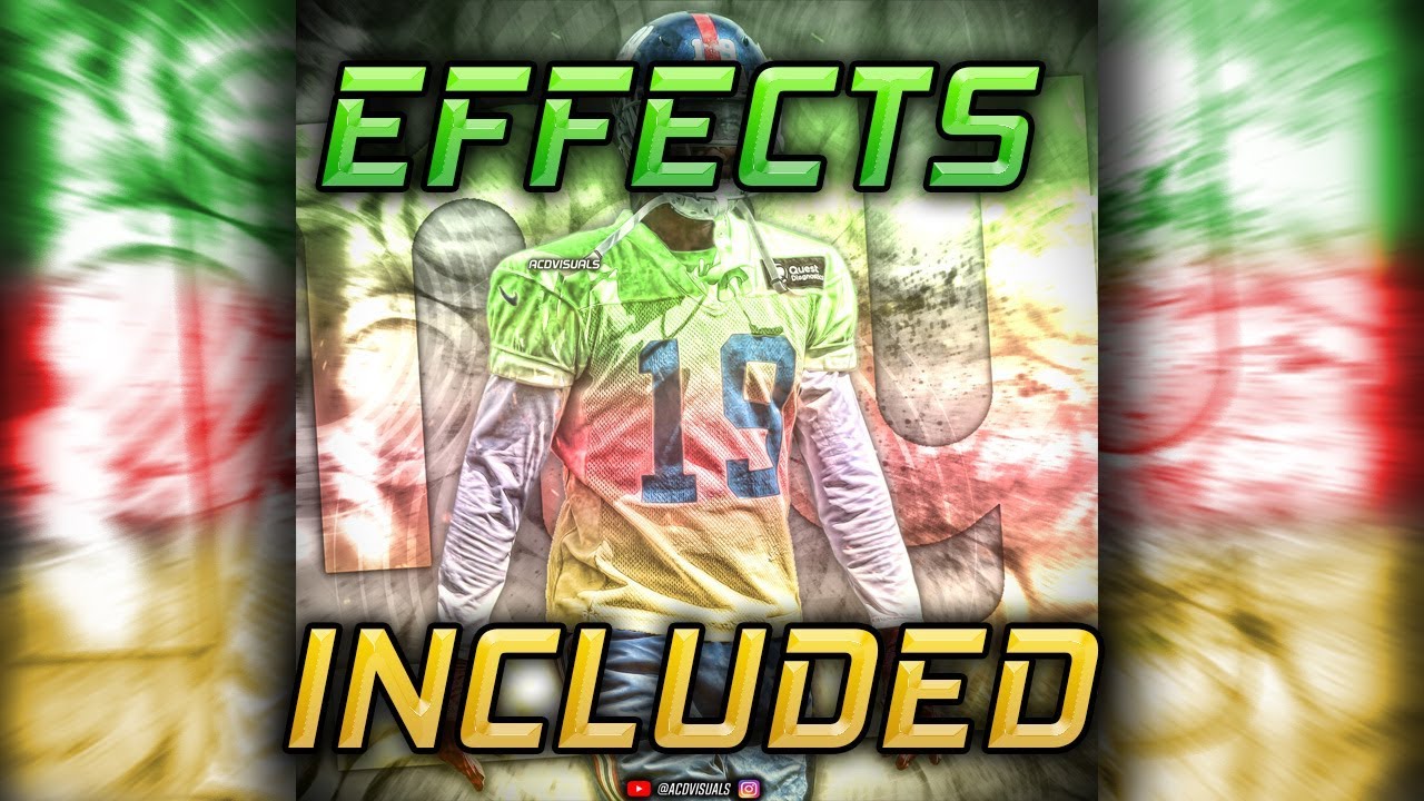 How To Make a Sports App Edit - 6 (Effects Included) - YouTube